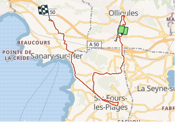 Randonnée Marche à Ollioules: Parc Naturel La Garde - SityTrail